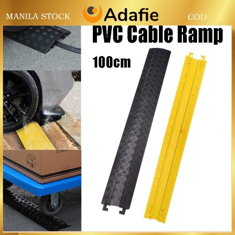 PVC Cable Ramp Floor Cable Cover 100x13x2cm | Shopee Philippines