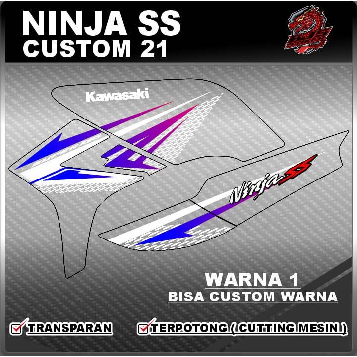 Kawasaki Ninja SS Striping Sticker with custom 21 motifs | Shopee ...