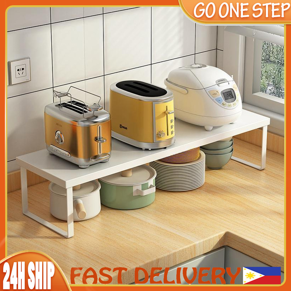 Kitchen Desktop Storage Rack Cabinet Partition Rack Multifunctional ...