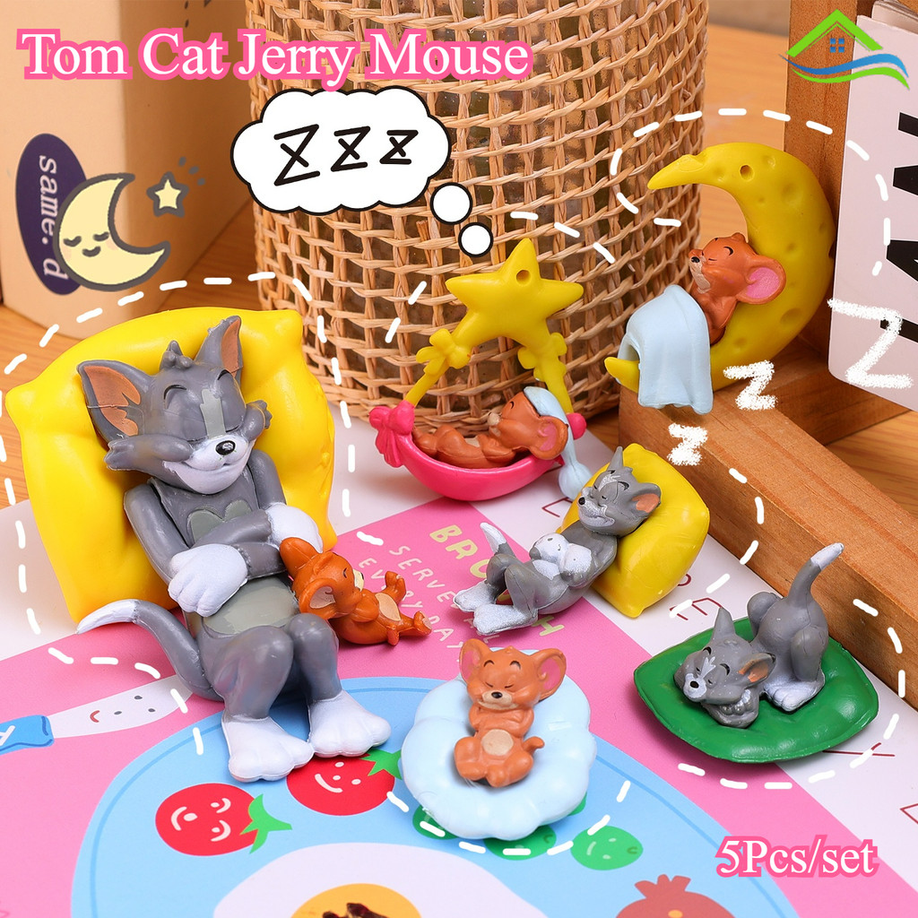 Creative Cute Tom Cat Jerry Mouse Center Console Display Screen Car ...