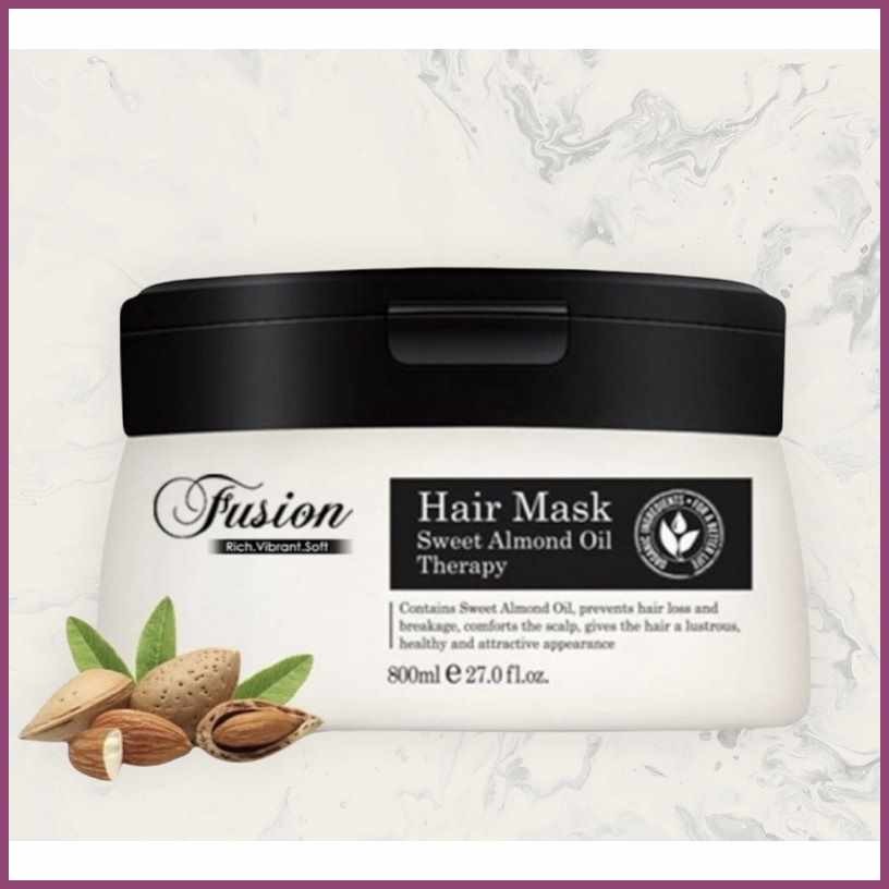 fusion%XF)hair]J:mask@E+sweet Tj+DP+g+s+h+almond oil therapy | Shopee ...