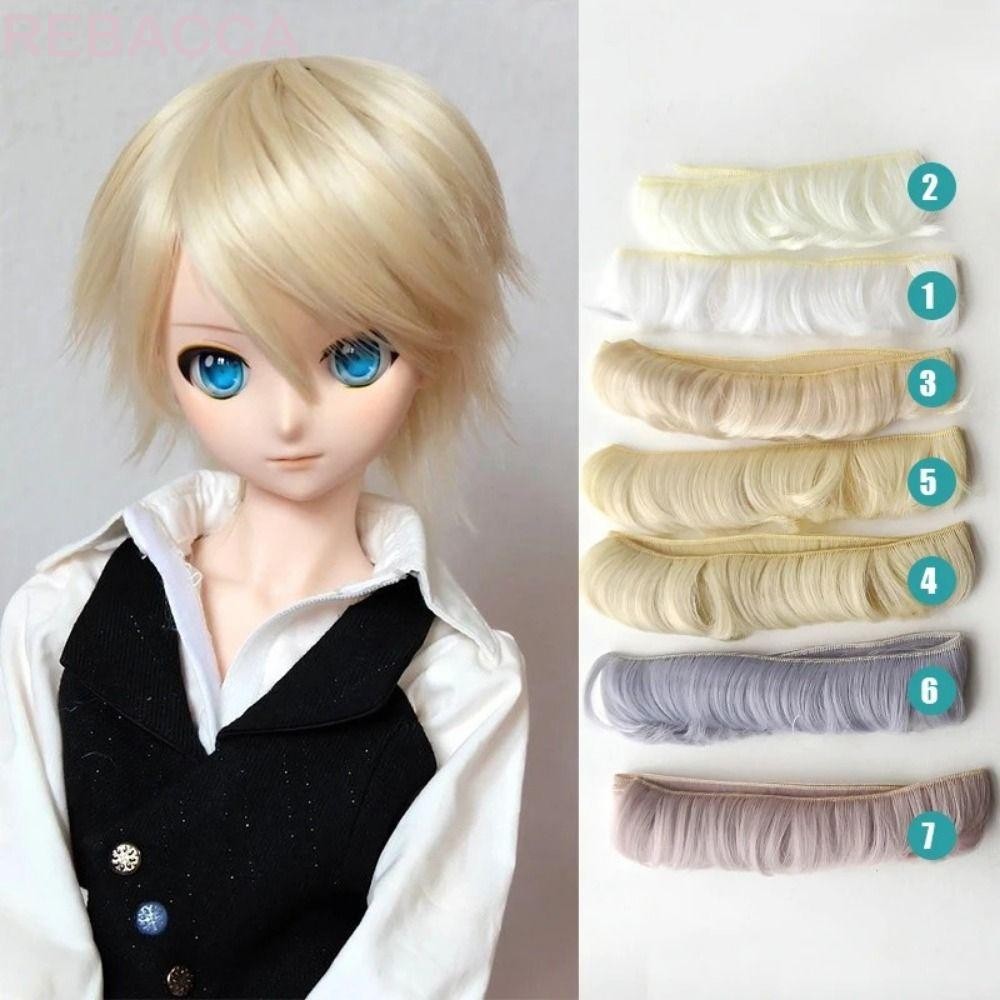 REBACCA Bjd DIY Fringe Hair, High-temperature Wire 5x100cm BJD/SD Wig ...