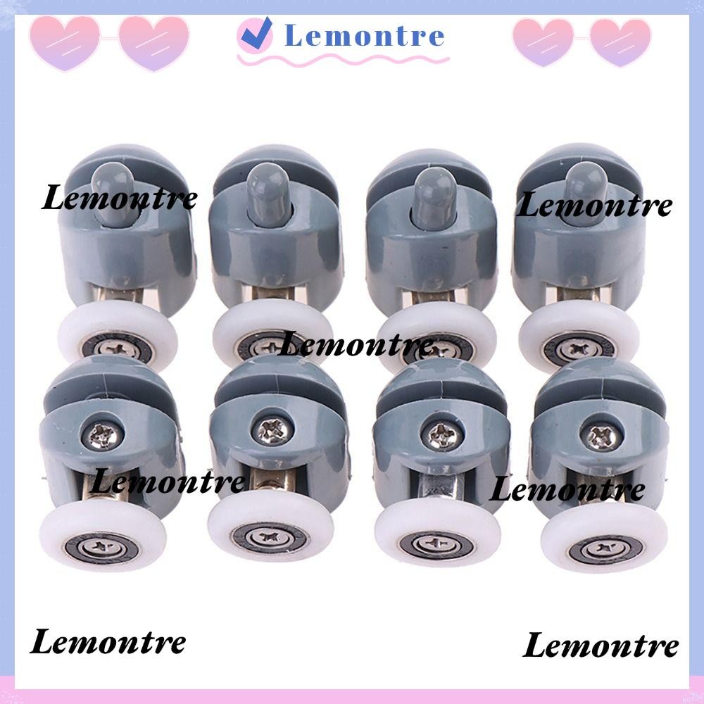 LEMONTRE 4Pairs Runner Wheels, 23mm 25mm Fastener Hardware Shower Door ...