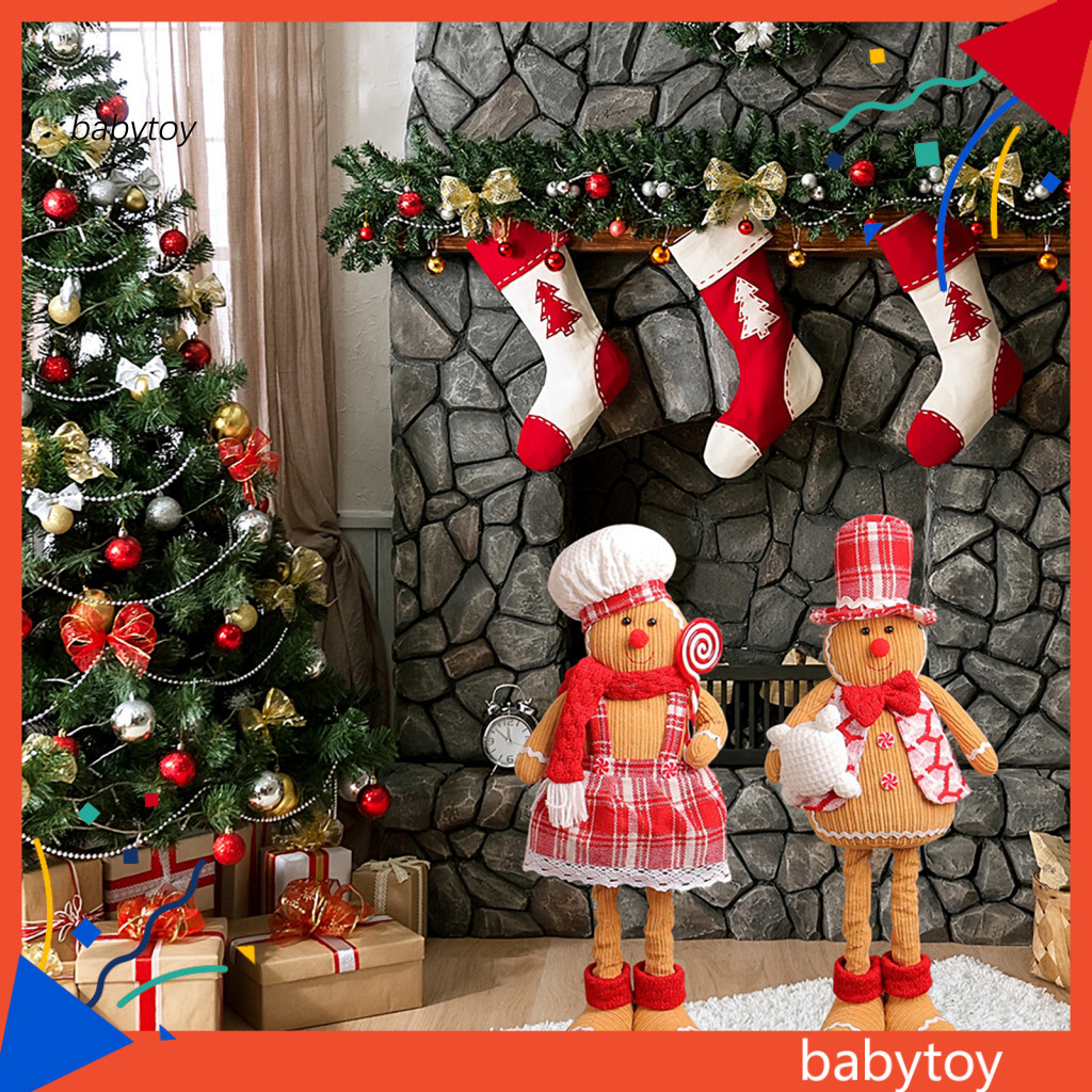 BABY Gingerbread Man Doll Christmas Plush Toy Adorable Christmas ...