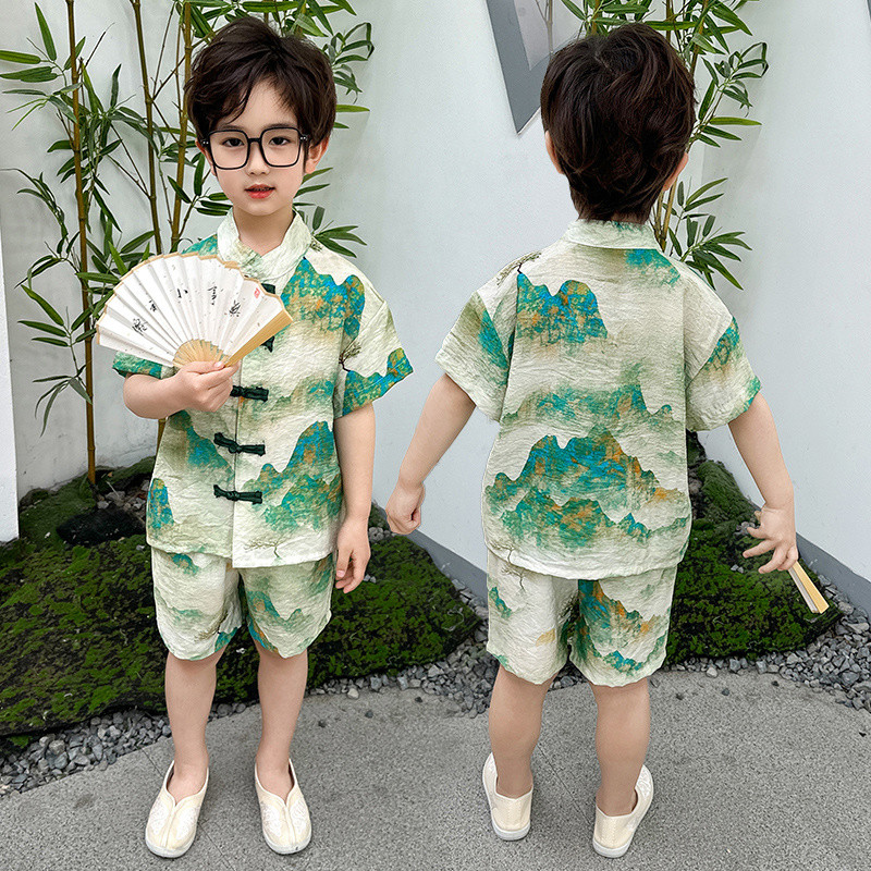 2024Children's Clothing Boy Han Clothing Suit Tang Suit Boy Middle and ...