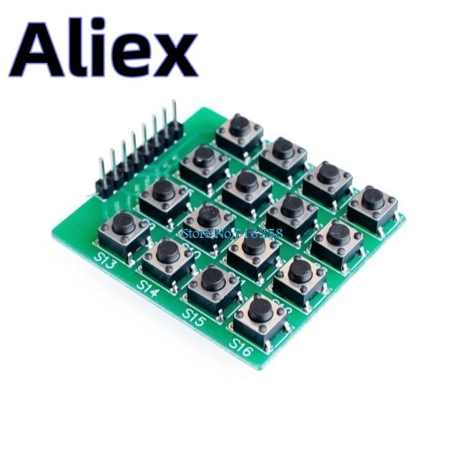4x4 Matrix 16 Keypad Keyboard Module 16 Button Mcu for | Shopee Philippines