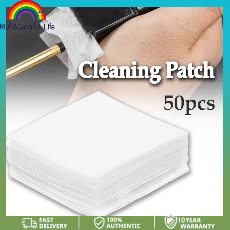 50Pcs No Shedding Cleaning Patch Non-woven Fabric Remove Nail Pads and ...