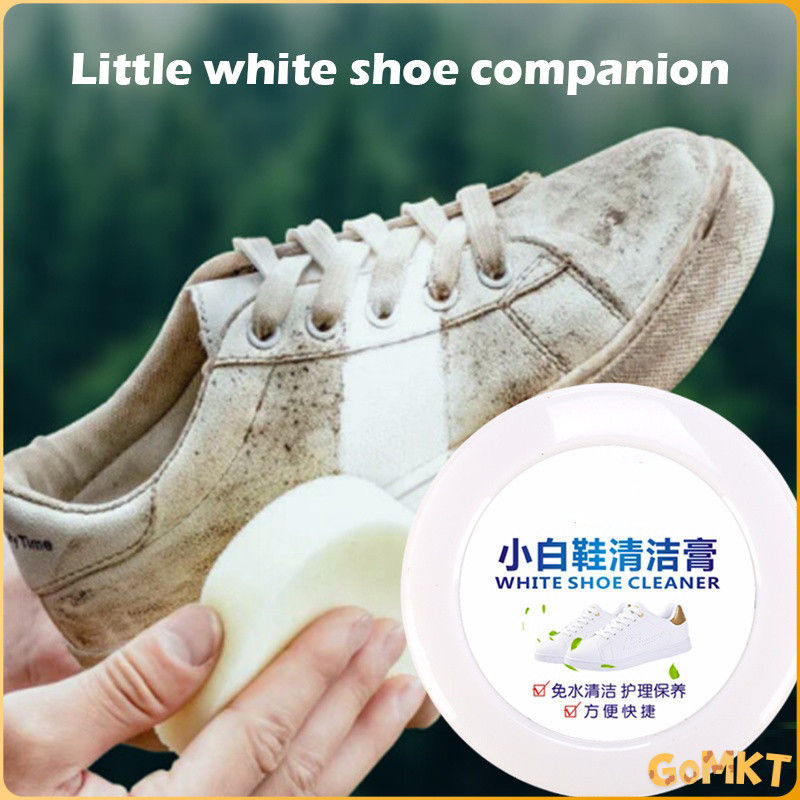 GoMKT 120g White Shoes Cleaning Cream Shoes Cleaner Shoe Stain Remover ...