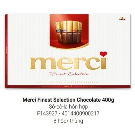 Merci Selection Finest Chocolate Candy 400g | Shopee Philippines