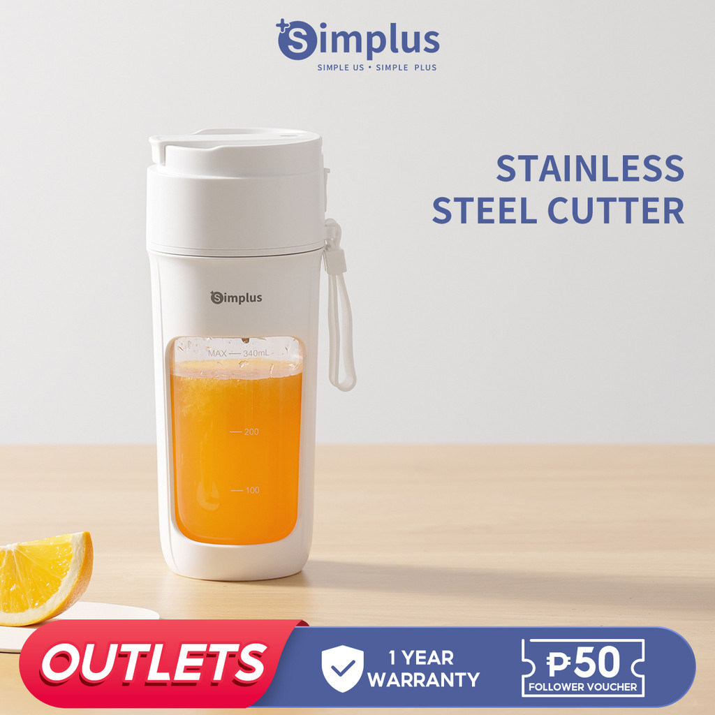 Simplus Portable Juicer Multifunctional Blender 10-Blade Cutter Rechargeable Electric Fruit ...