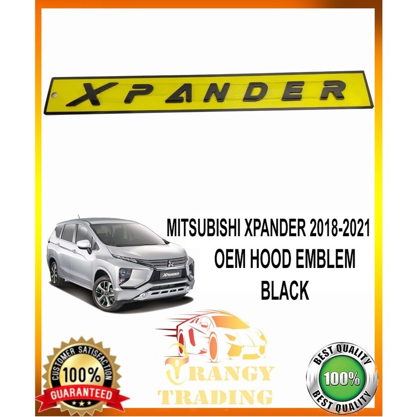 Mitsubishi Xpander 2018 to 2021 OEM Hood Emblem Black 2019 2020 ...