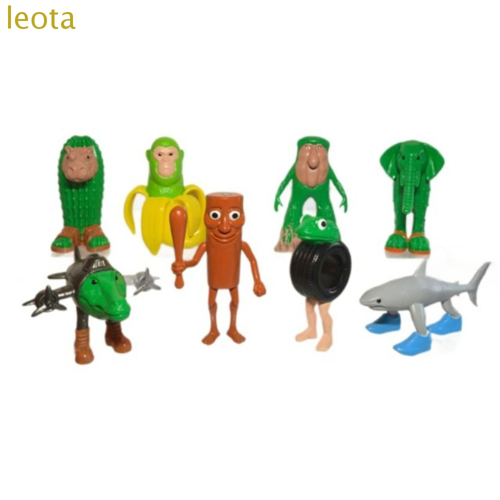 LEOTA 8pcs/set Italian Brainrot Figure, Resin Shimpanzini Bananini Tung ...