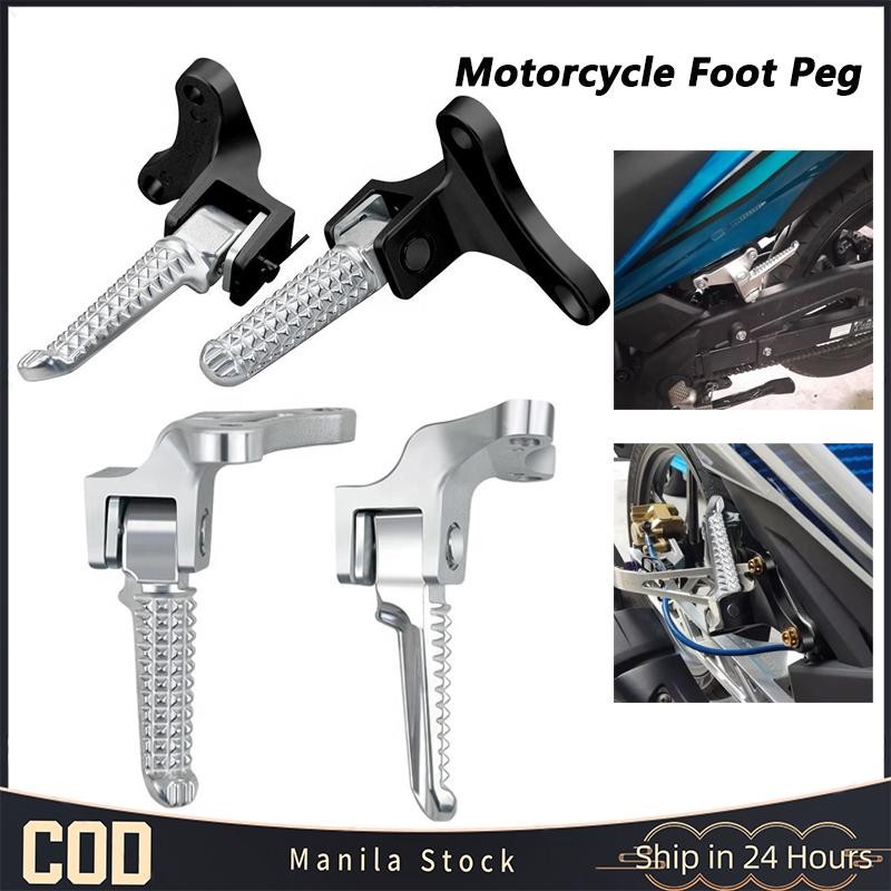 Aluminum Alloy Motorcycle Big Footrest Universal Foot Peg Pedal Bracket ...