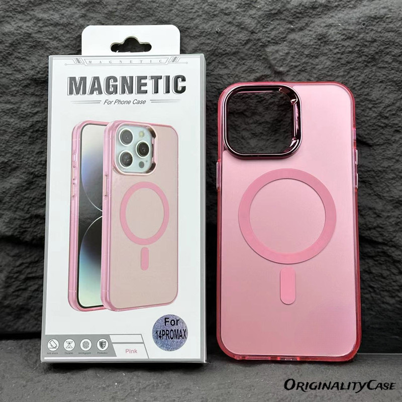 Plating Wireless Charging Magnetic Case For iPhone 16 15 14 13 12 11 17 ...