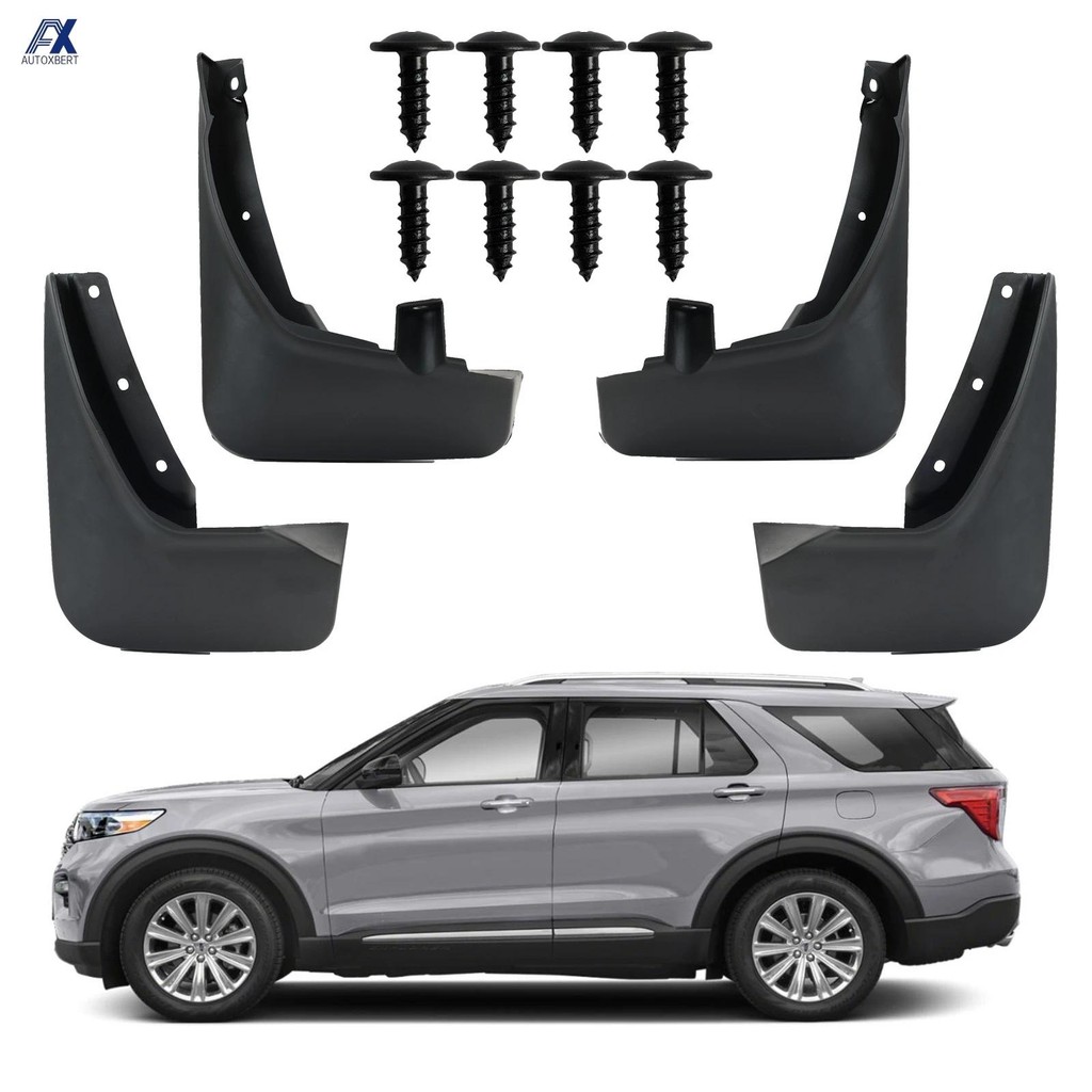 Set of 4 Mudguards For Ford Explorer Splash Guards Fenders Mudflaps Mud ...