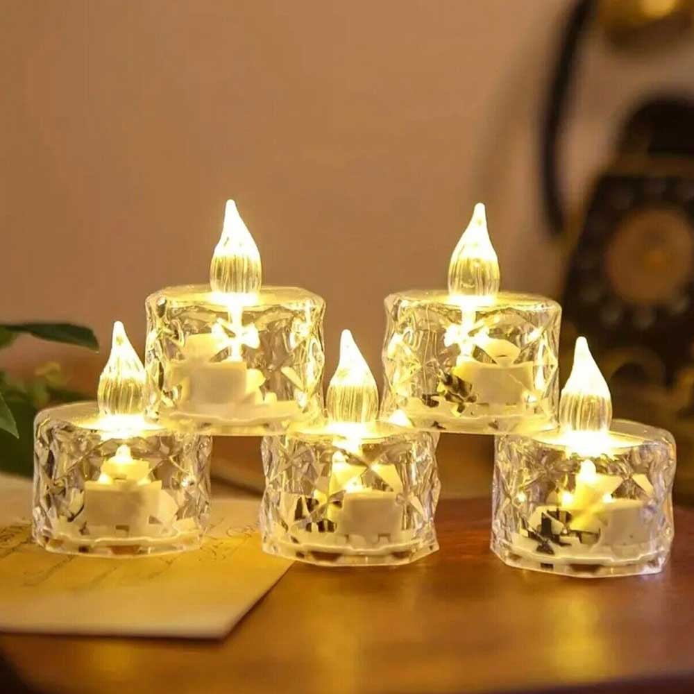 12PCS LED Candle Light Lamp Realistic Battery-Powered Flameless Candles ...