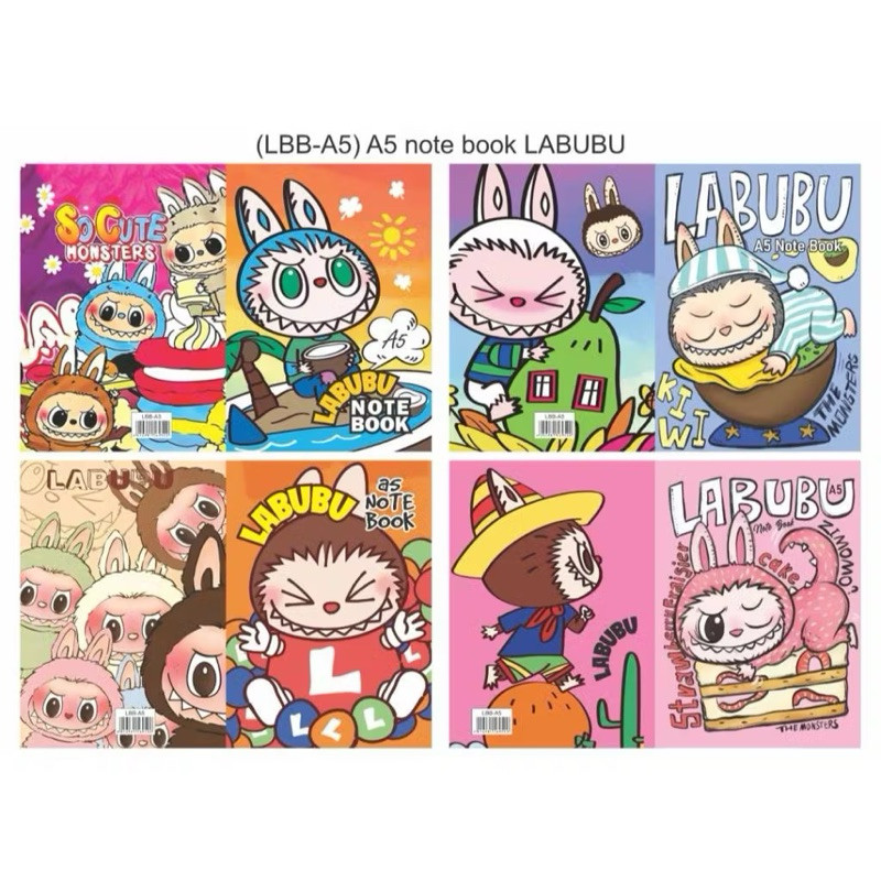 A5/A6 Fancy Labubu Design Note Book | Shopee Philippines