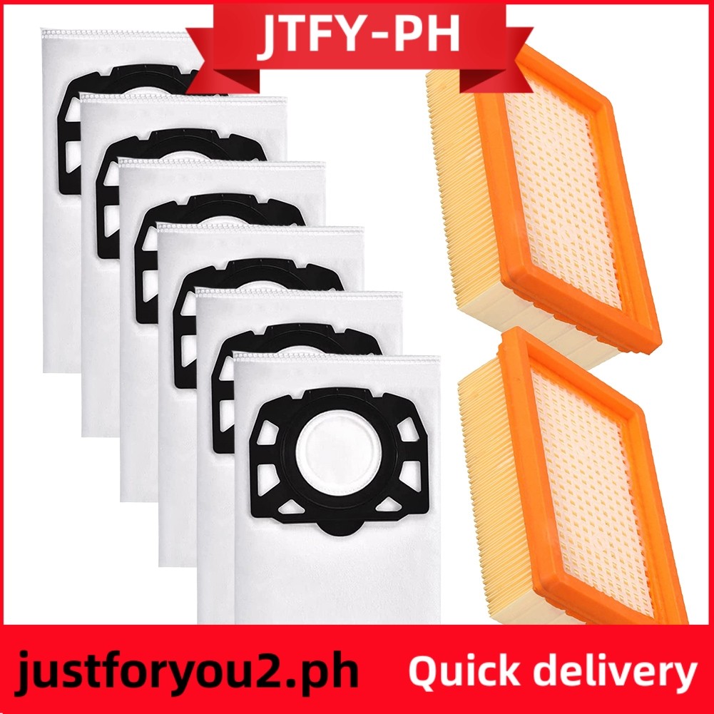 JTFY ️Dust Bag Filter Accessory Set for Kärcher WD4 WD5 WD6 MV4 MV5 ...