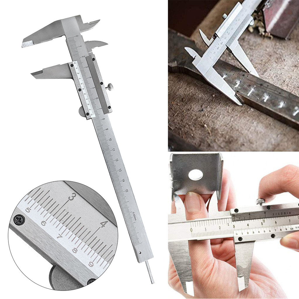 1 Set Professional Stainless Steel Vernier Caliper Gauge Sliding Gauge ...