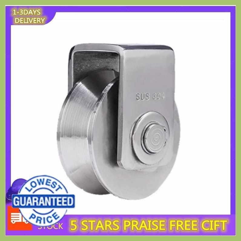2C)M/inch$m/V$e/type$s/pulley$w/304$r/stainless$b/steel sliding gate ...