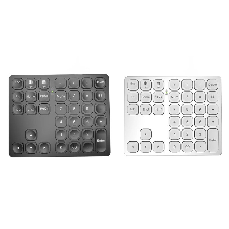 】Stylish Bluetooth-compatible Numeric Keypad Efficiency in the ...