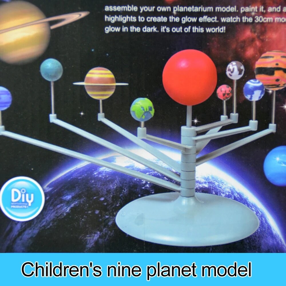 DIY Solar System Nine Planets Planetarium Model Kit Astronomy Science ...