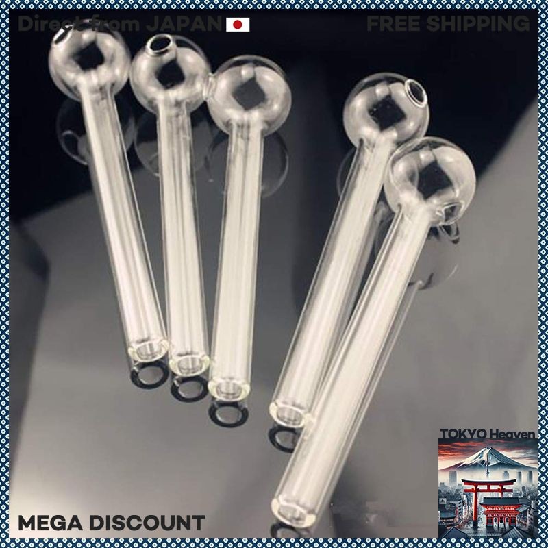 Transparent Pyrex Glass Oil Burner, Clear Oil Burner, Glass Tube Oil ...