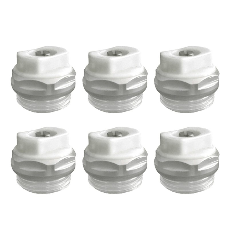 PCF* 6Pcs Radiator Air Release Valves Self Sealing Radiator Bleed ...