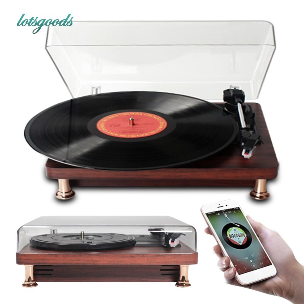 Nostalgic Style Vinyl Record Player Built In Speaker 33/45/78RPM Retro ...
