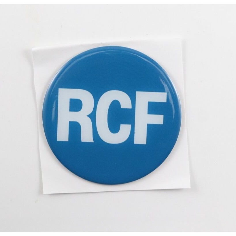 RCF Plastic Sticker logo badge replacement piece 60mm(2.36") Circular ...