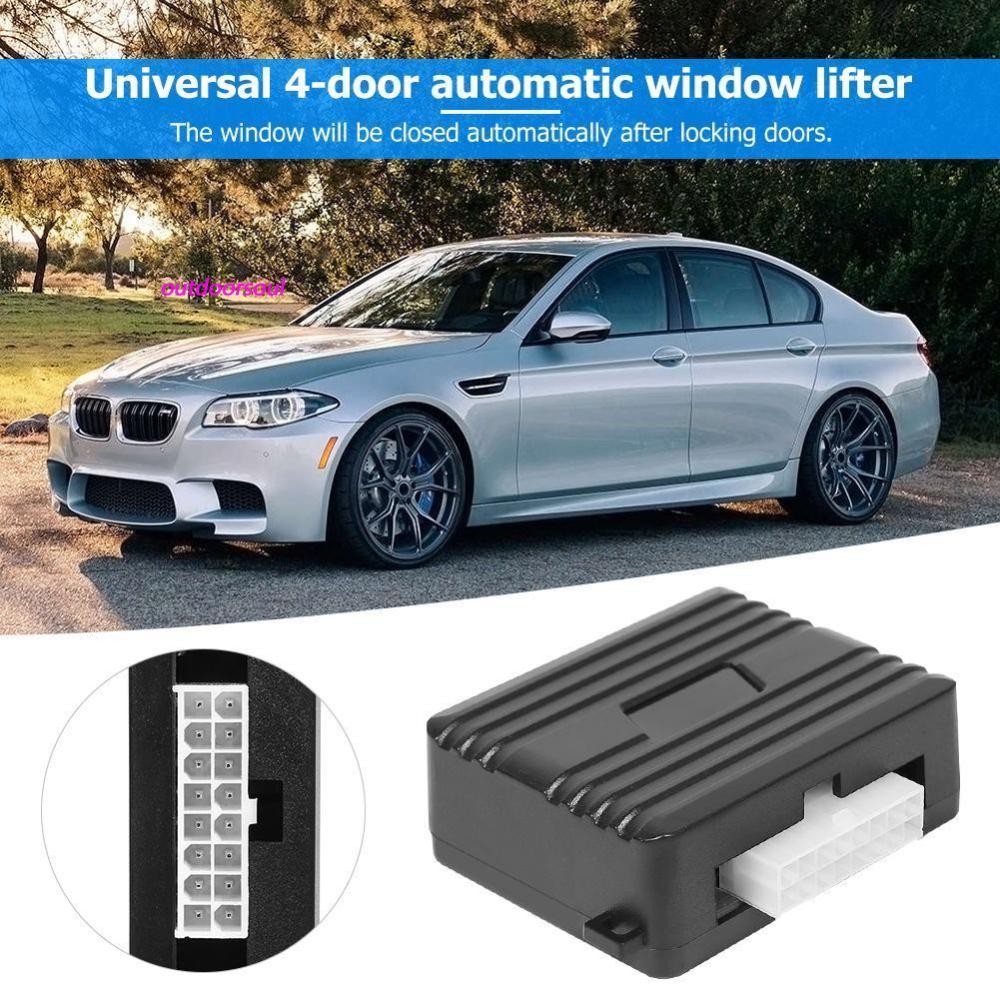 Auto Safety Power Window Roll Up Closer Module Alarm Protector for 4 ...