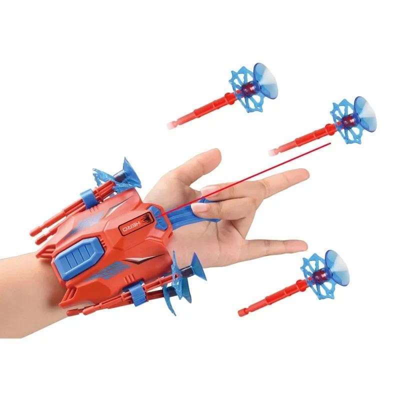 Suction Cup Glove Launcher Anime Hero Spider-Man Soft Bullet Suction ...