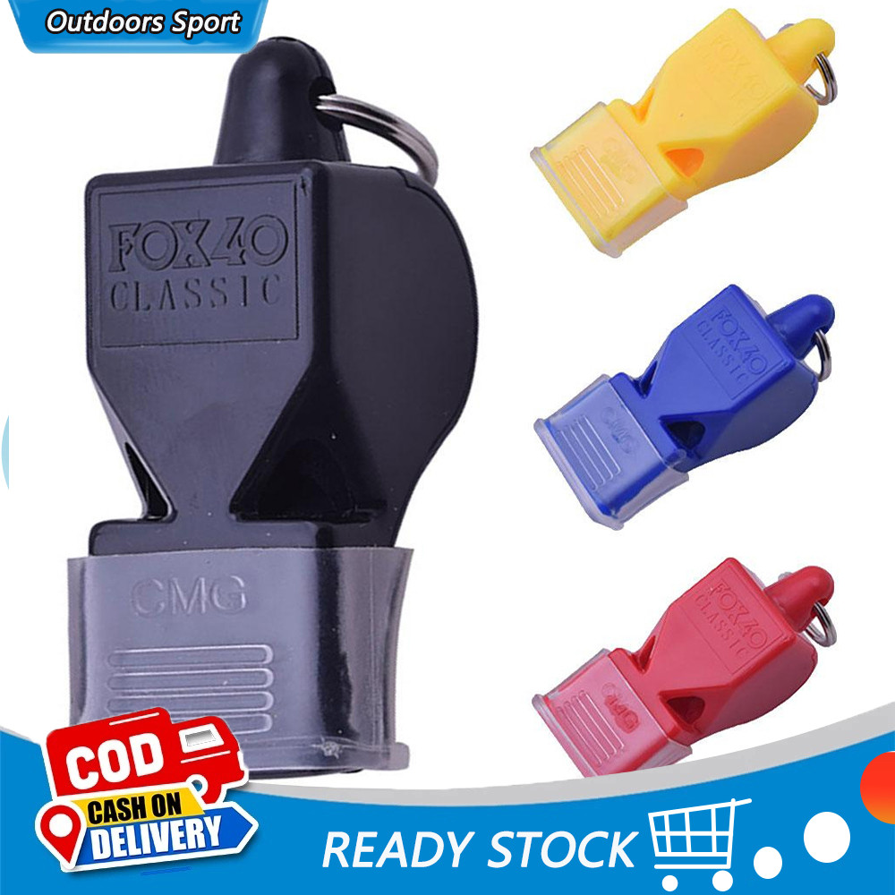 FOX 40 Classic Safety Plastic Whistle FOX4O Judge Whistle For ...