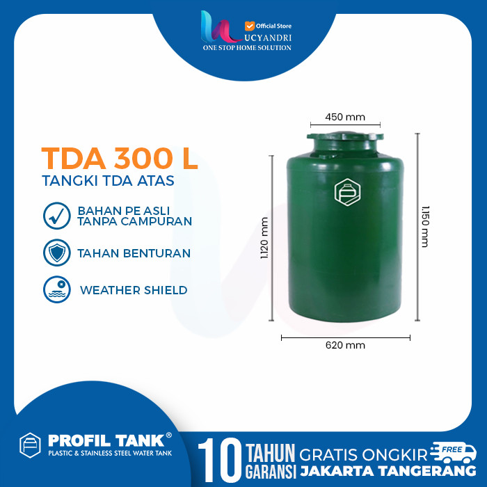 Tda Profile Water Toren 300 L Tank Profile Tank Plastic Water Tank ...