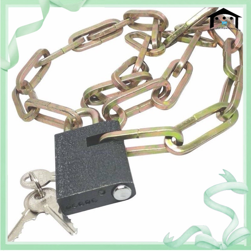 Universal Heavy Gate Chain Lock For Sliding Door Lock Motorcycle Anti ...