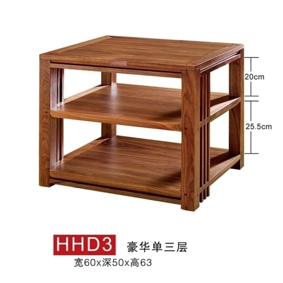 Jazz Rack Deluxe Series Cabinet Black Walnut Solid Wood Power Amplifier ...