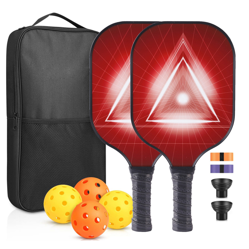 Fiberglass Pickle Racket+Hand Gum Picker+Pickle Ball-Pickle Racket Set ...
