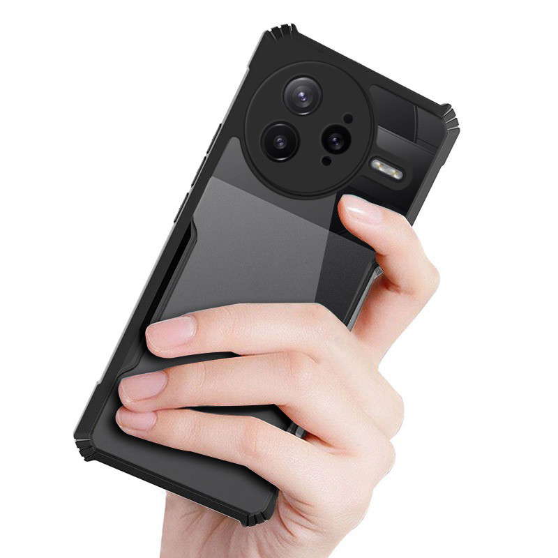 For Xiaomi Poco F7 Ultra 5G Clear Acrylic Airbag Phone Case Hybrid ...