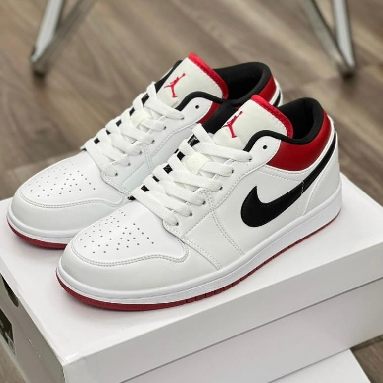 Low-cut sneakers | Jordan1 Low University Red Black high quality jd ...