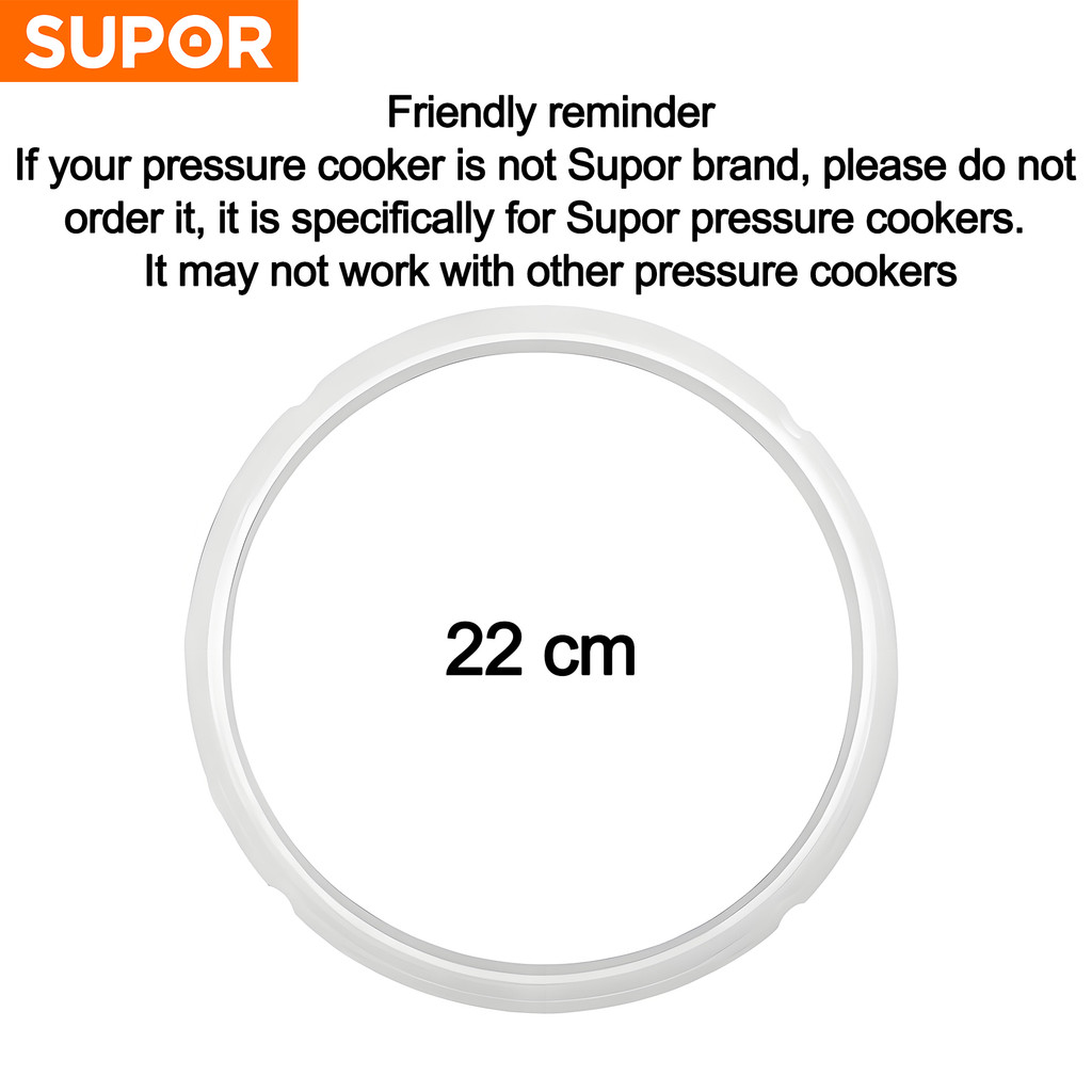 Supor pressure cooker special rubber sealing ring 22cm compatible with ...