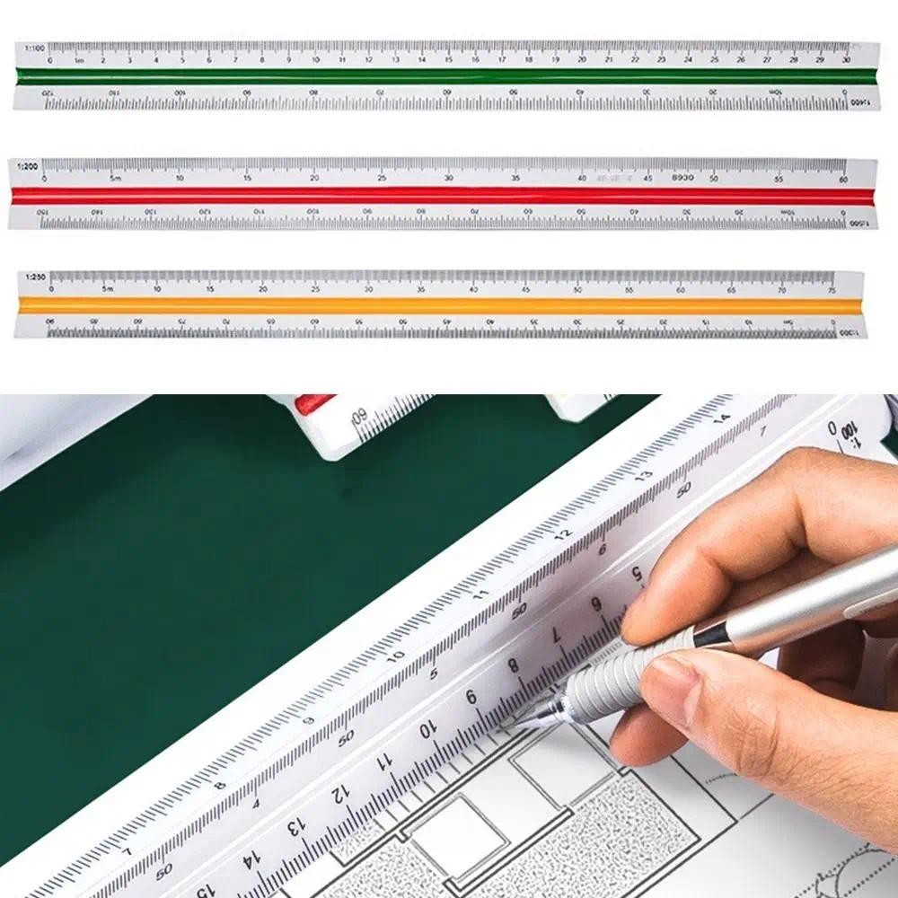 Multi-functional Triangular Ruler Student Stationery Drafting Tool ...