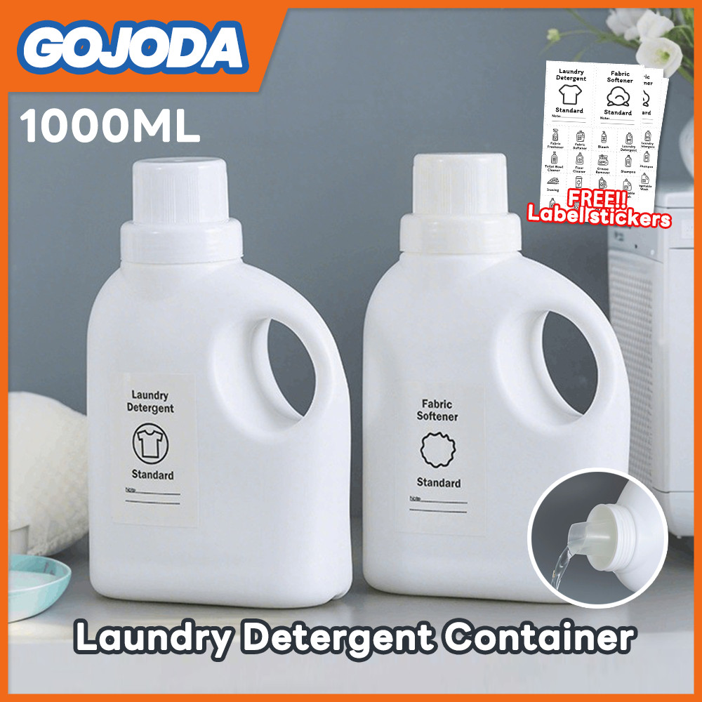 1000ML Laundry Detergent Container Dispenser Laundry Washing Power ...