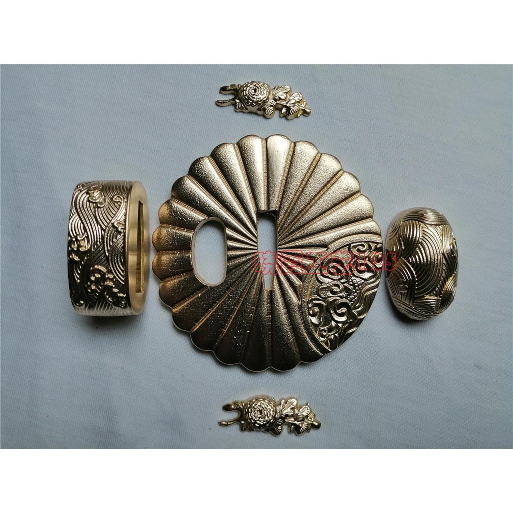 Pure Copper Knife Handguard Disc Knife Muguan Yuan Head Shank Head ...
