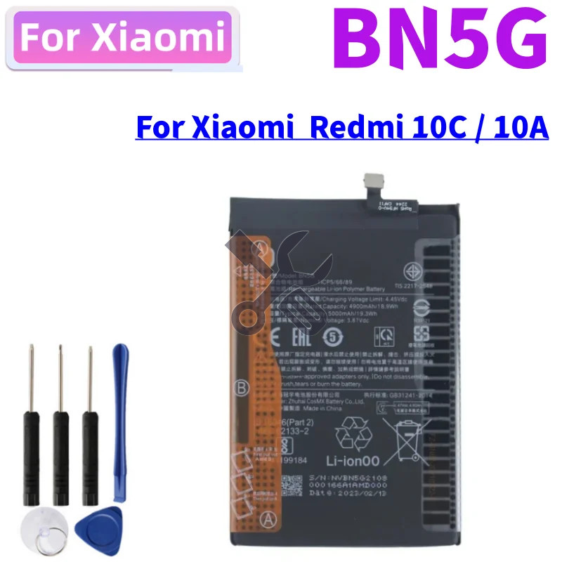 BN5G for Xiaomi Redmi 10C / 10A Mi Redrice 10C / 10A 5000mAh Battery ...