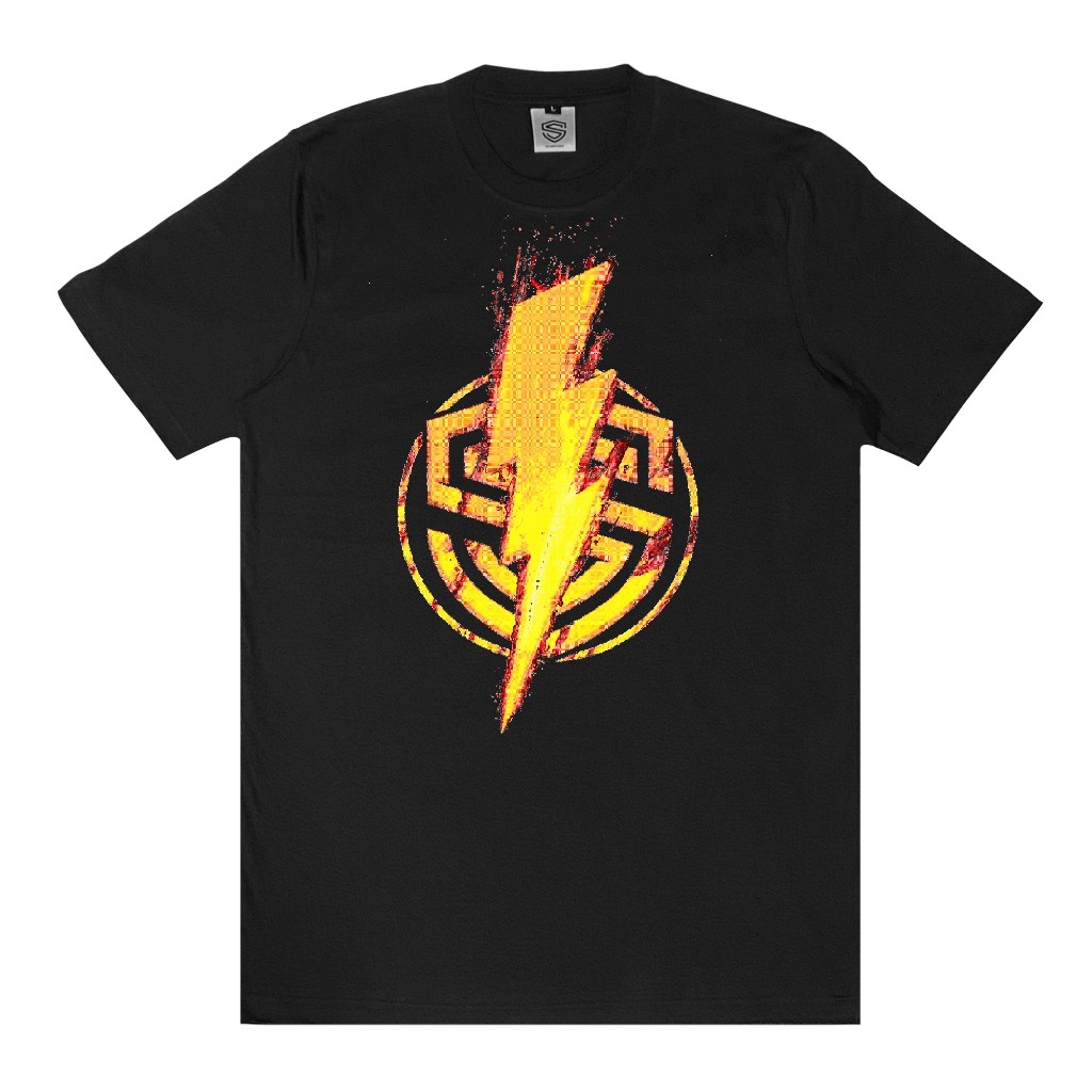 Someone Tshirt lightning bolt 368D Black | Shopee Philippines