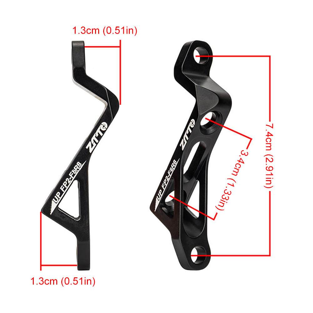Bicycle Disc Brake Adaptor Post Mount To Flat Mount Disc Brake Bracket ...