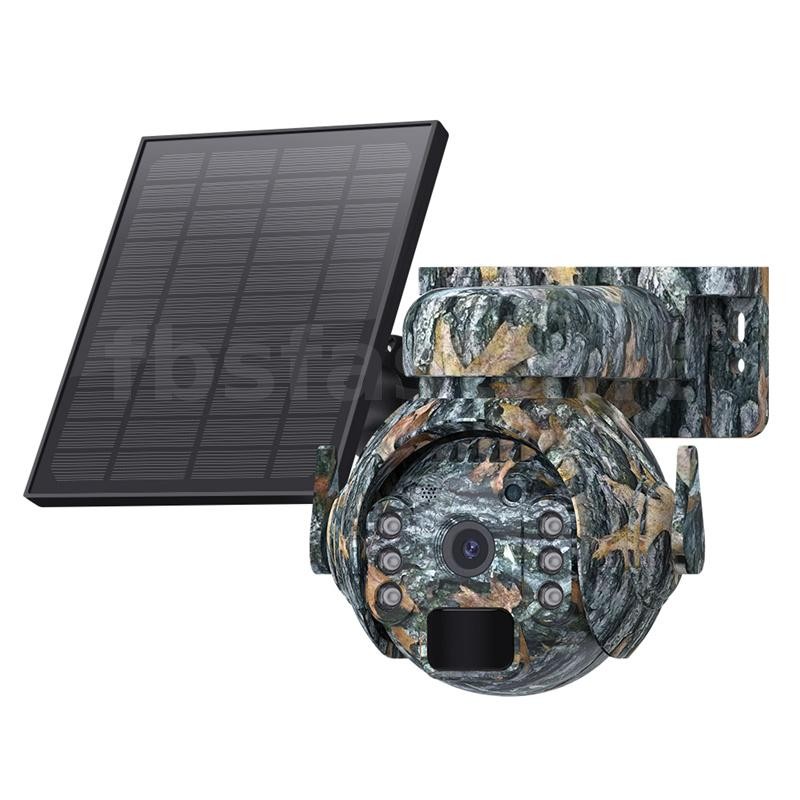 3MP 4G Solar Powered Cameras WIFI Wireless Outdoors 360° View Animal ...