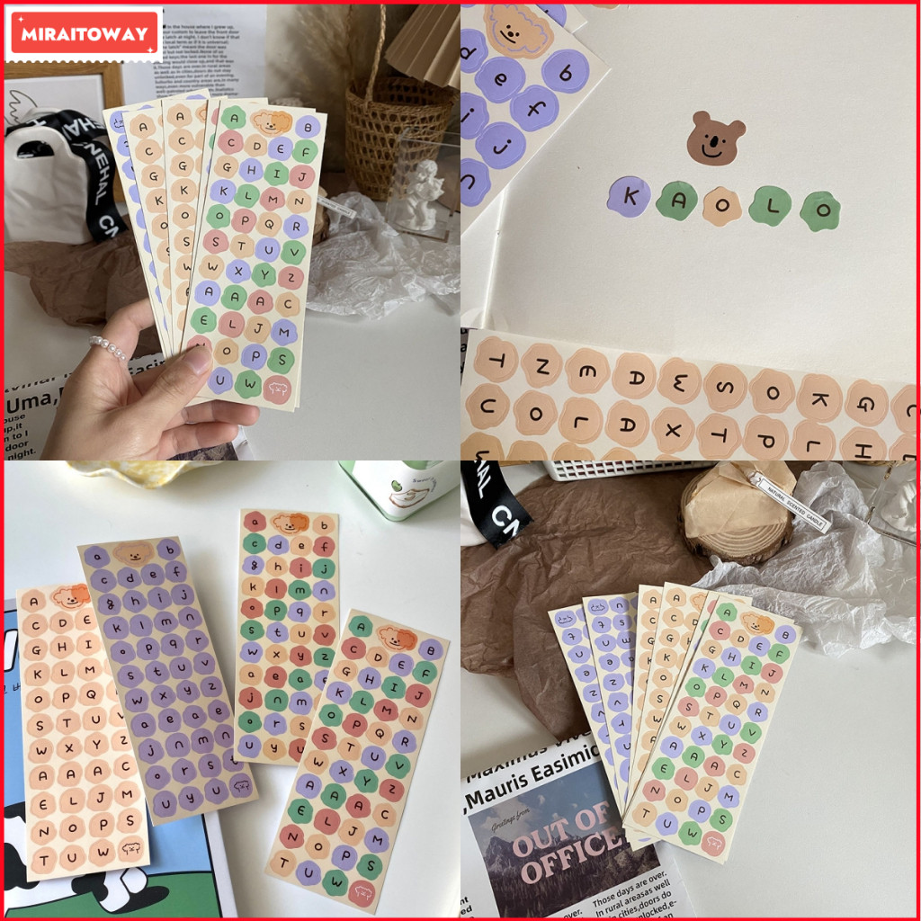 【⚡MT】Letter Stickers Stickers Good Luck Handbook Diary Decoration Card ...
