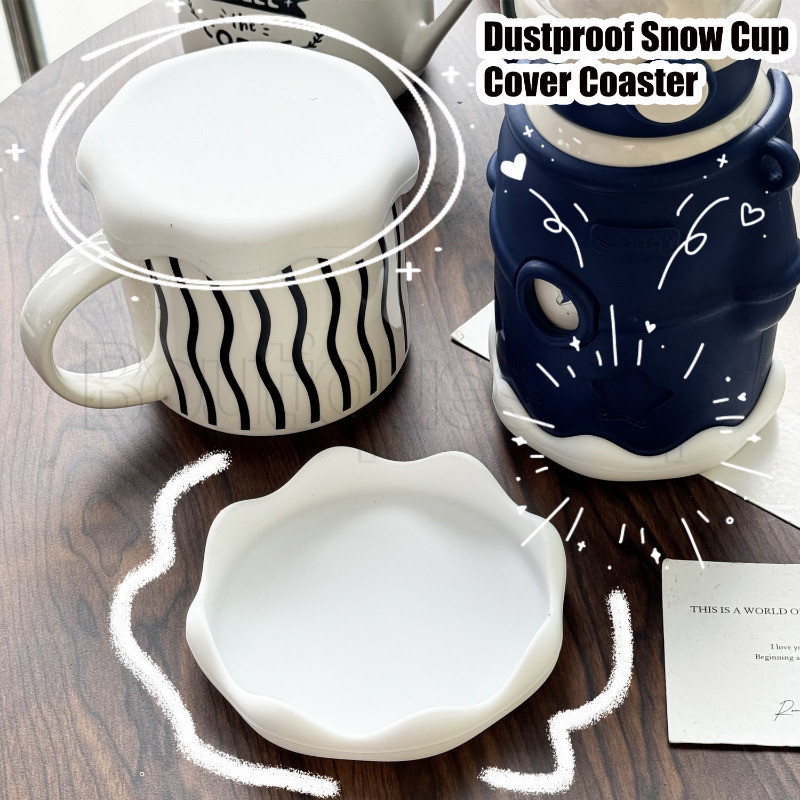 [ Featured ] Soft Silicone Cup Lid Coaster - Glass Cup Mat - Small Bowl ...