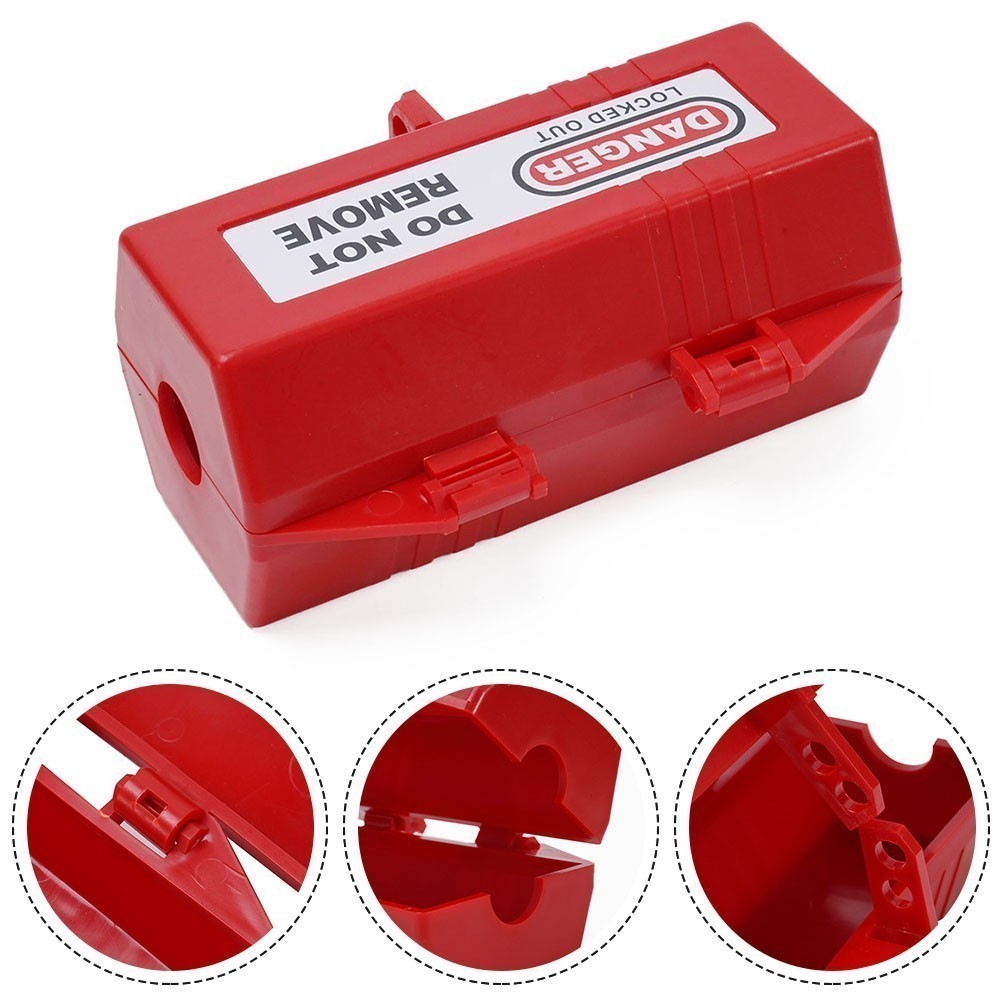 Plug Lock Box Plastic Tag Out Plug Industrial Plug Lock Lock Appliance ...